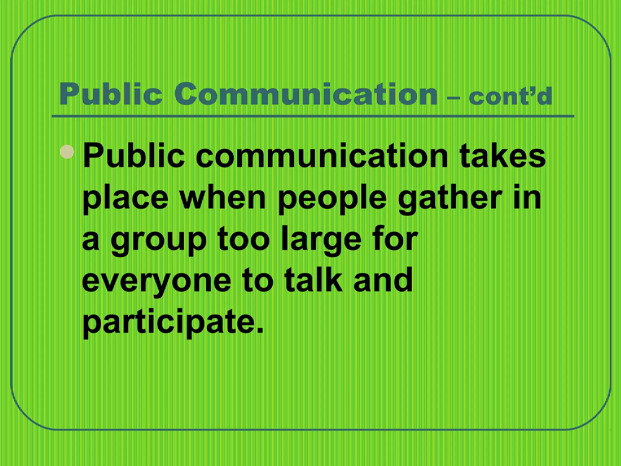 The levels of communication | PPT