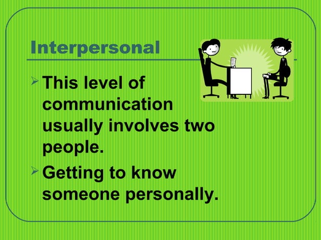 The levels of communication | PPT | Family and Relationships