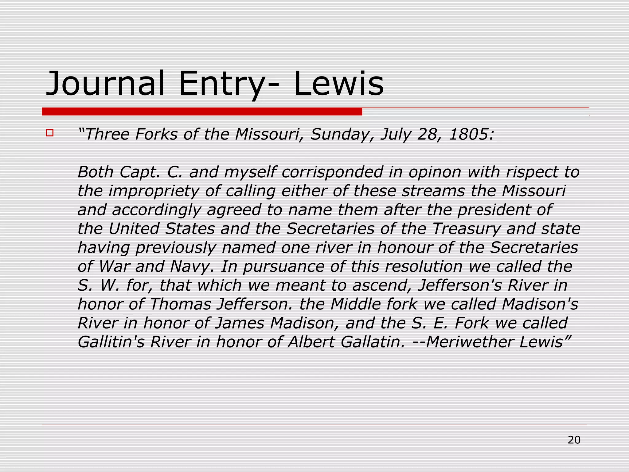 The Lewis and Clark Expedition | PPT