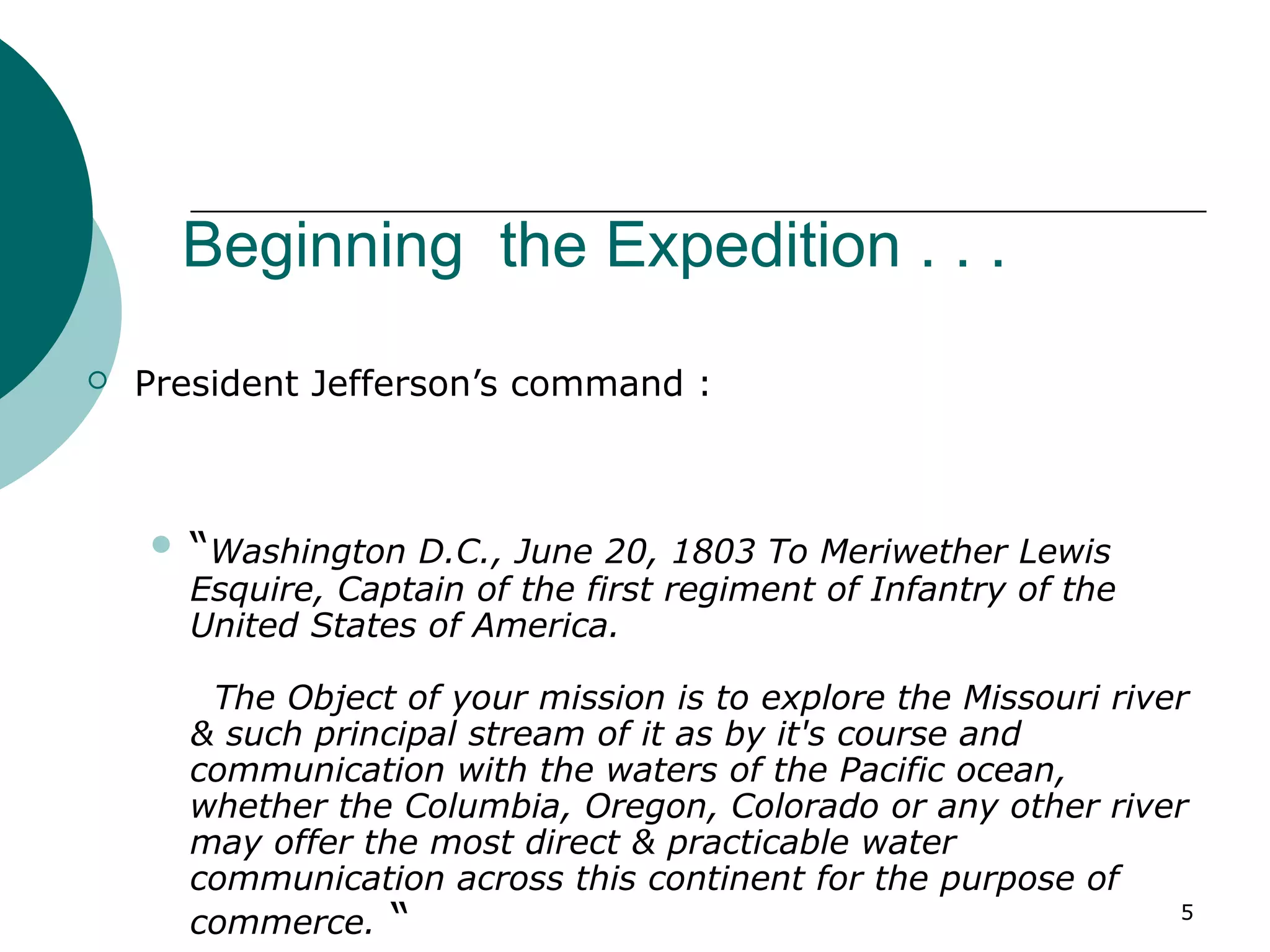 The Lewis and Clark Expedition | PPT