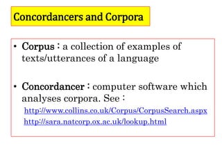 The lexical approach | PPTX | Homework and Study | Education