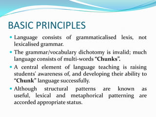 The Lexical Approach | PPTX