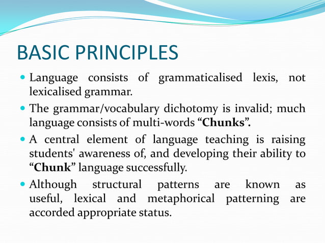 The Lexical Approach | PPTX