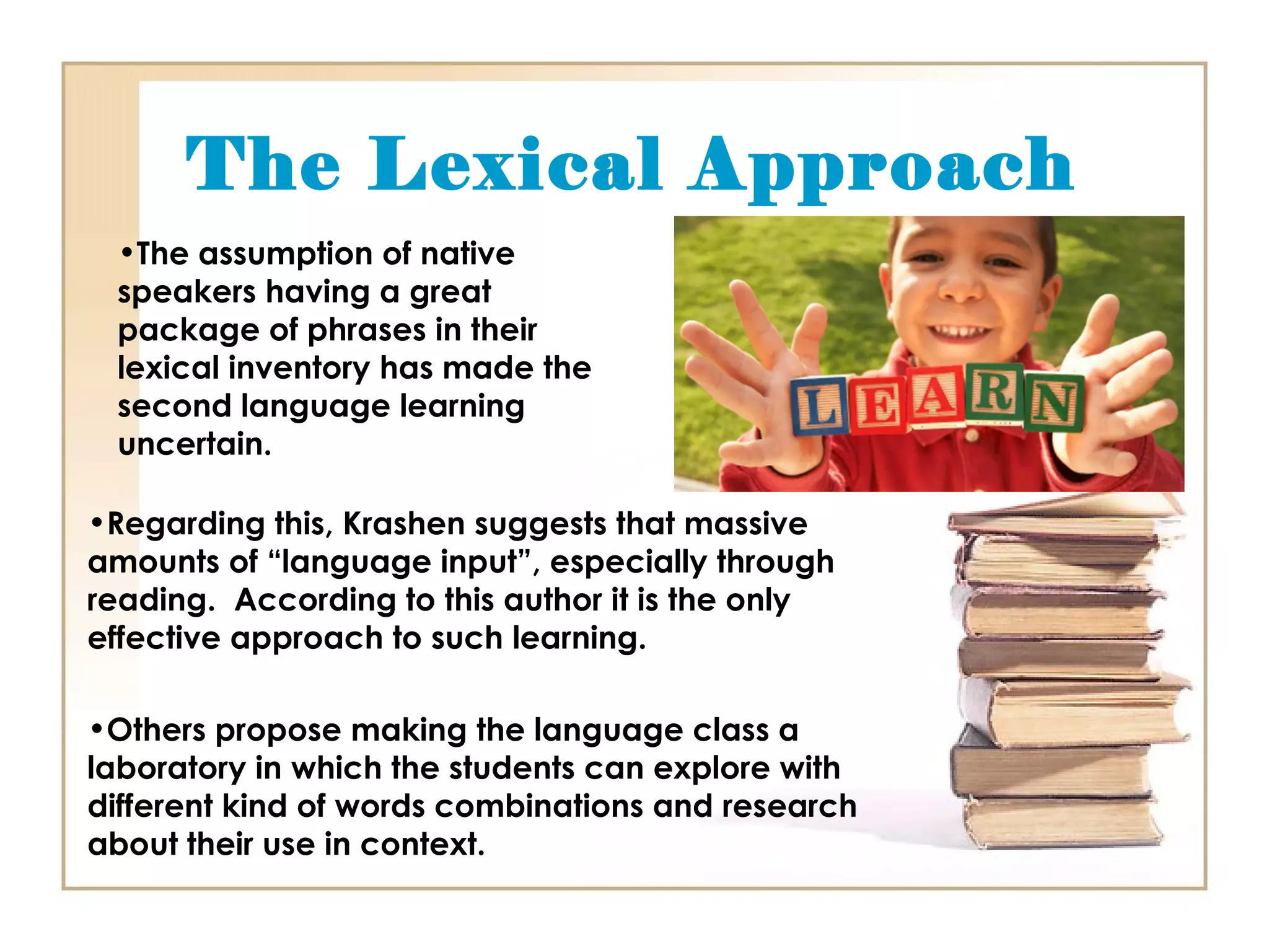 The lexical approach | PPT