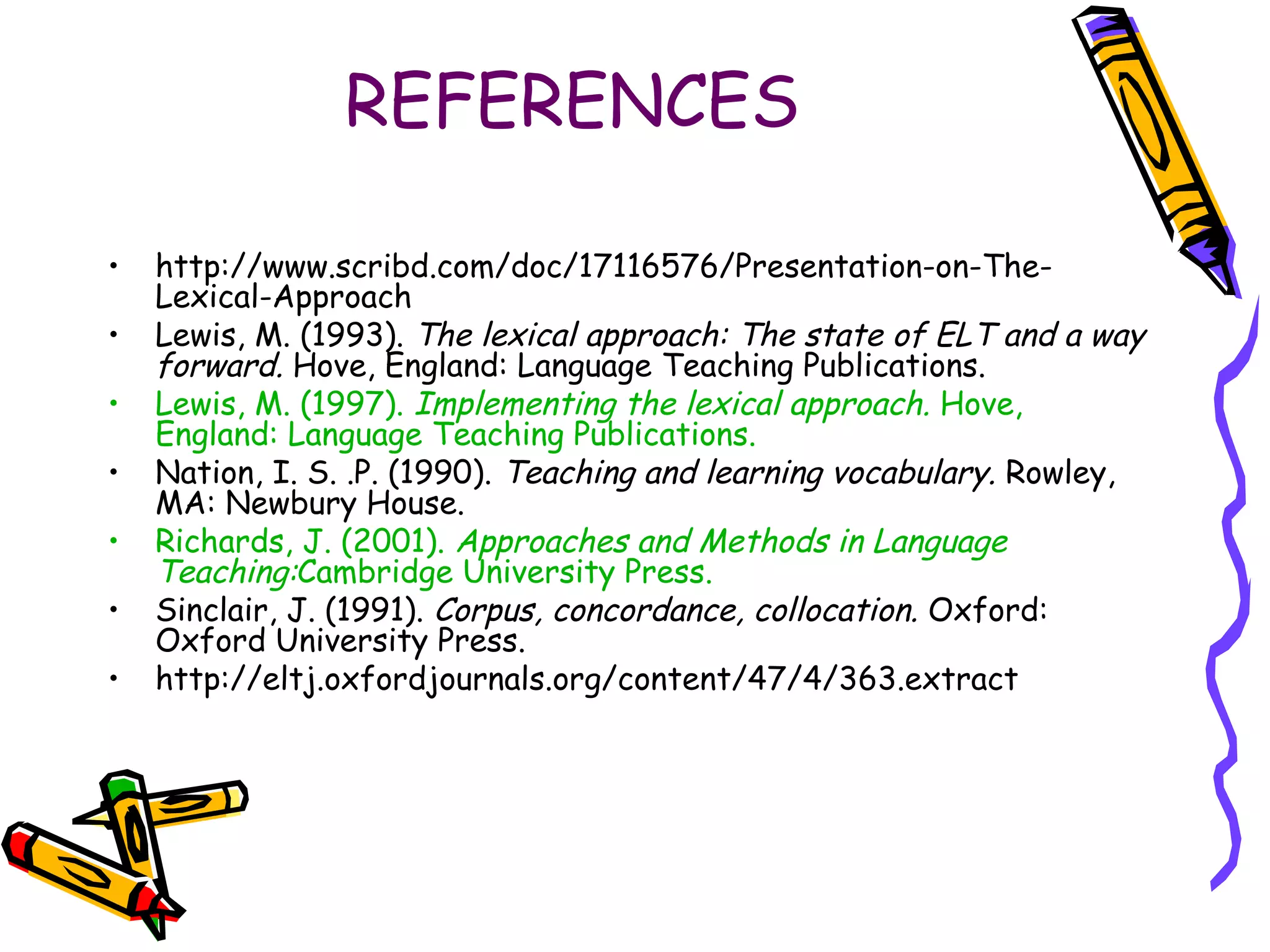 The lexical approach | PPT