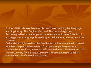 The lexical approach | PPT