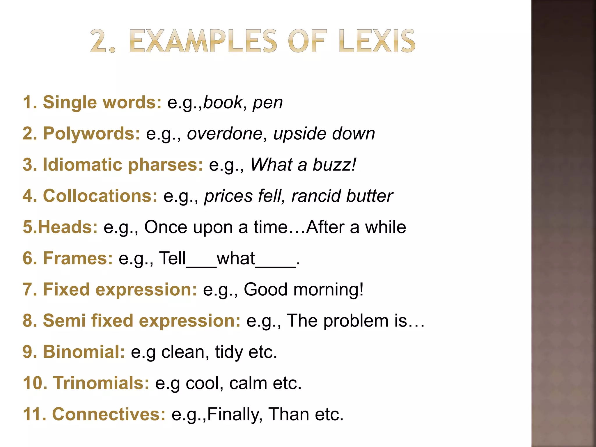 The lexical approach | PPTX