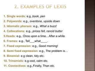 The lexical approach | PPTX