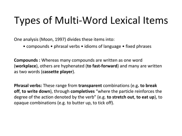 The Lexical Approach | PPT