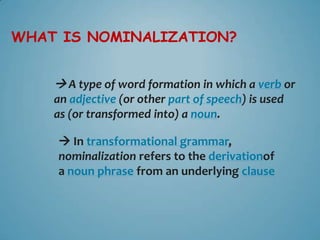 The lexical approach to pedagogical grammar | PPT