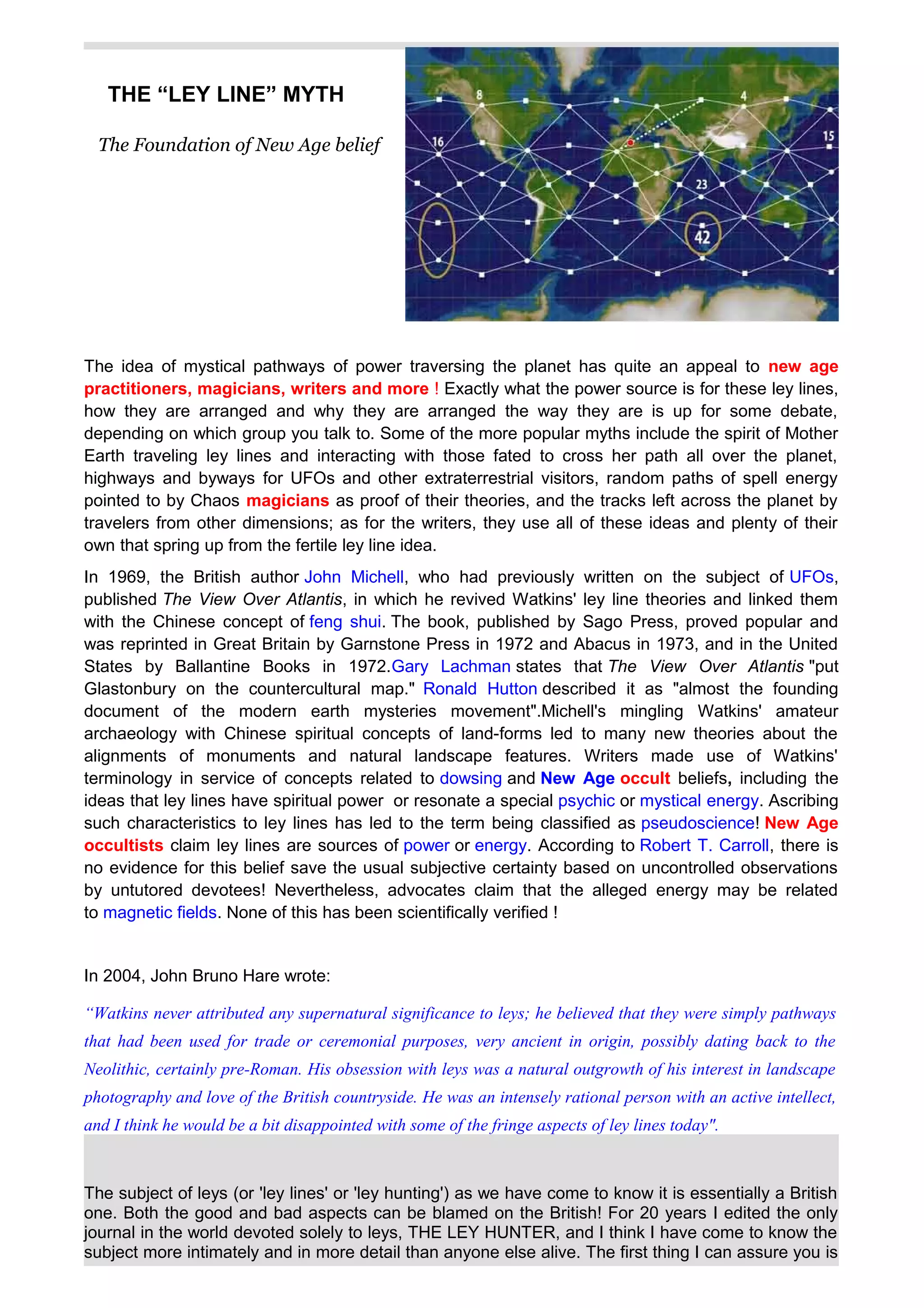 The ley line myth | DOC