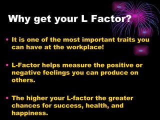 The l factor | PPT