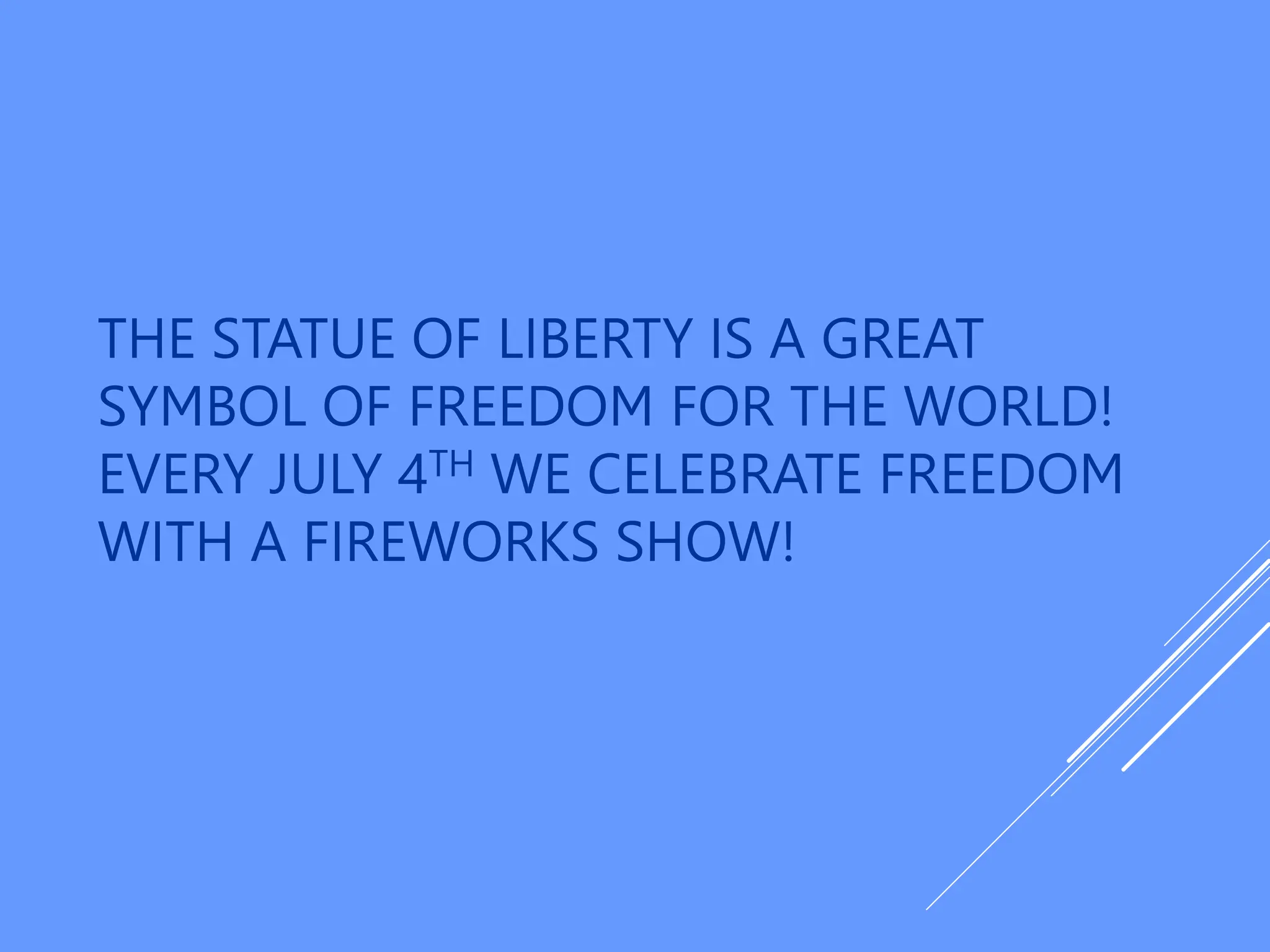 SYMBOL OF THE US. THE LIBERTY STATUE IN NEW YORK..ppt