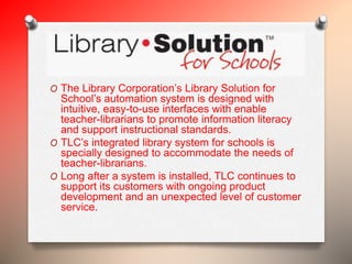 The Library Corporation | PPTX