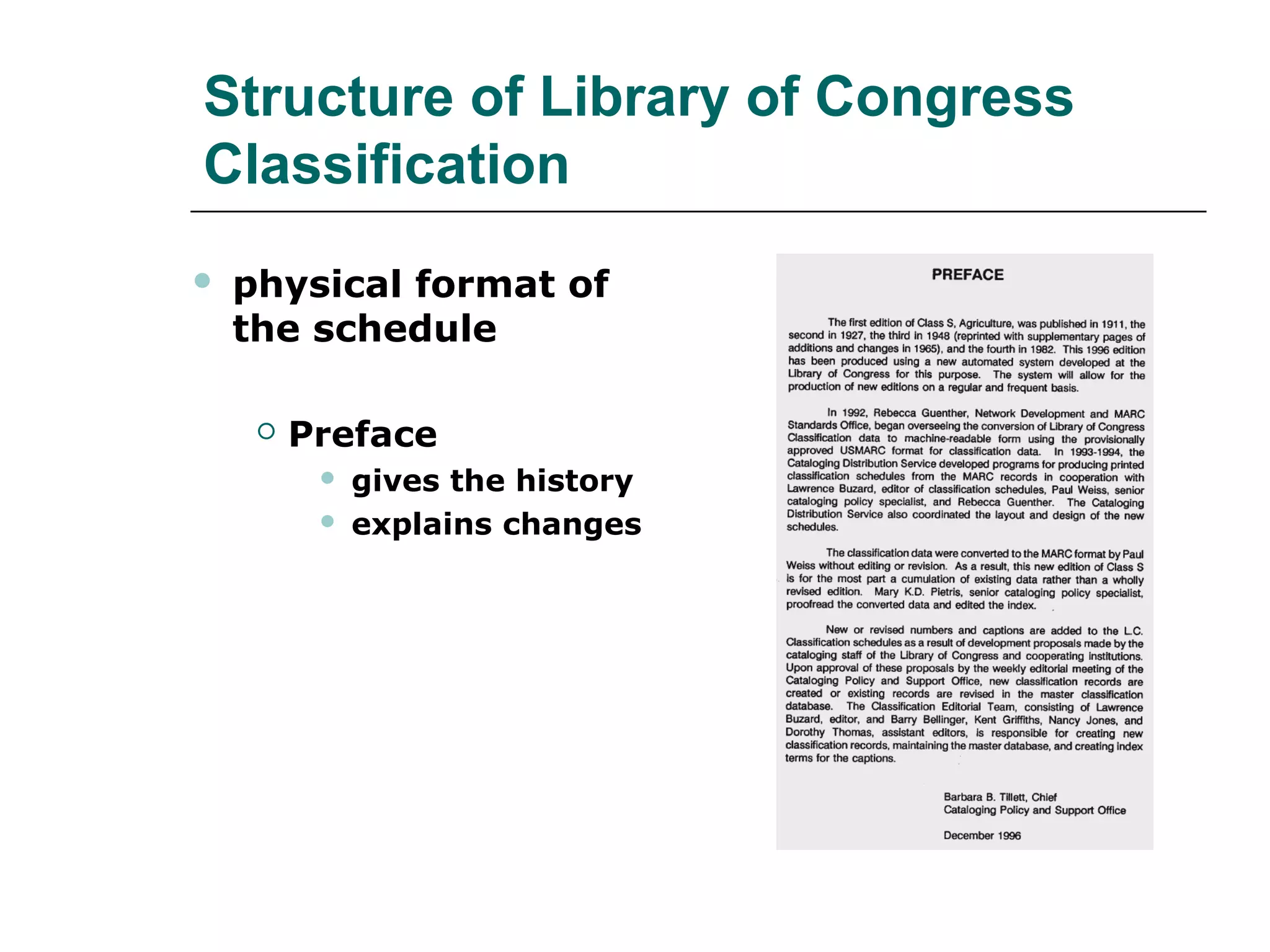 The Library of Congress Classification | PPT