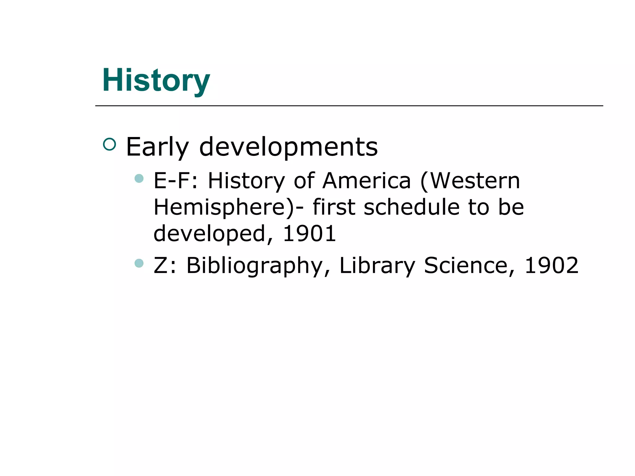 The Library of Congress Classification | PPT