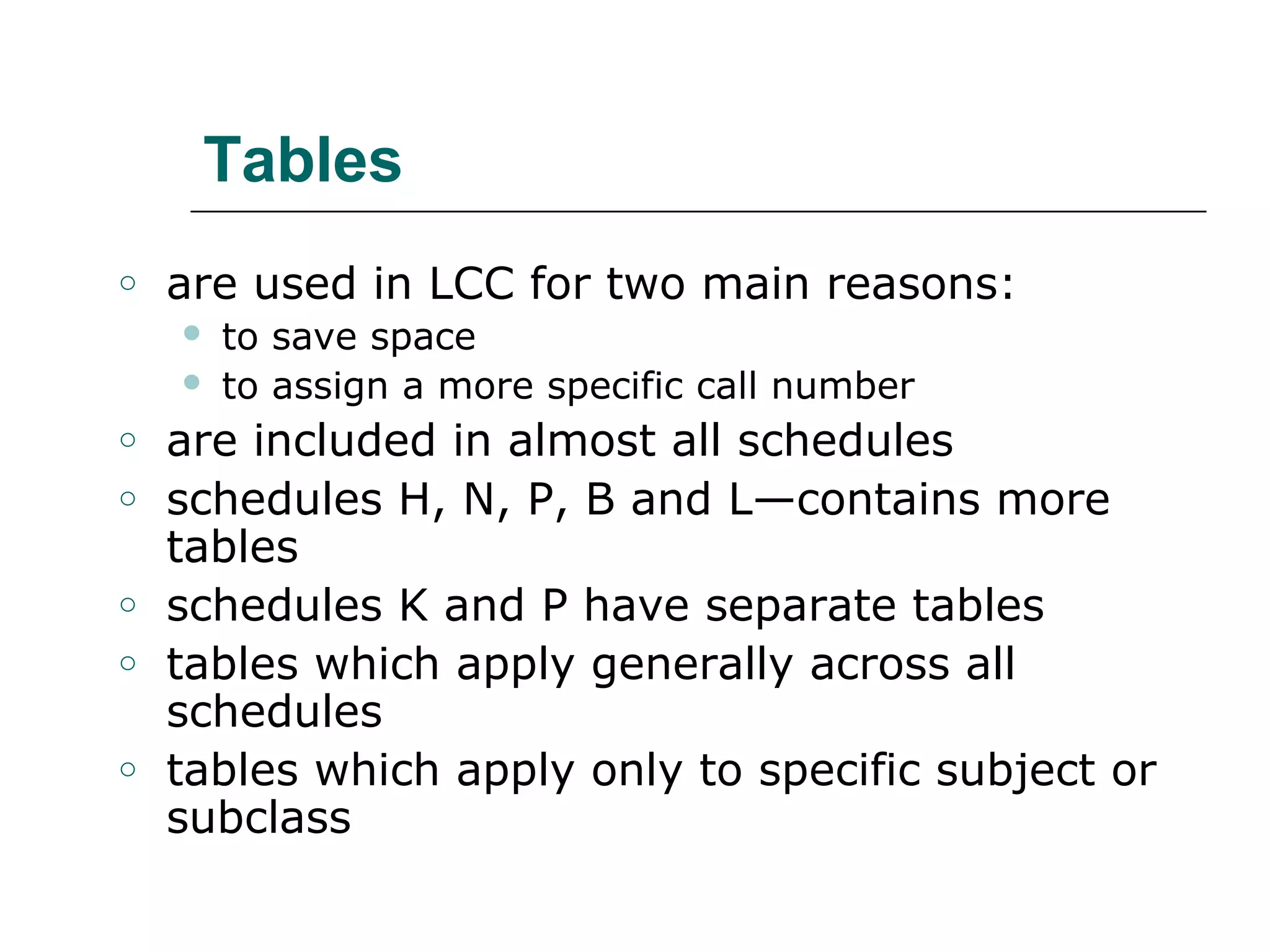 The Library of Congress Classification | PPT