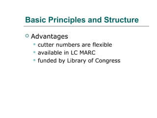 The Library of Congress Classification | PPT
