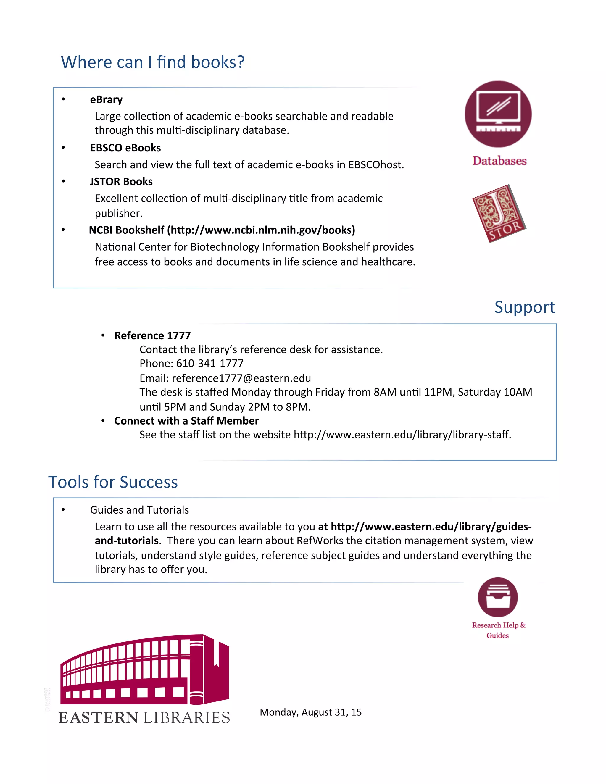 Eastern University Libraries Online | PDF