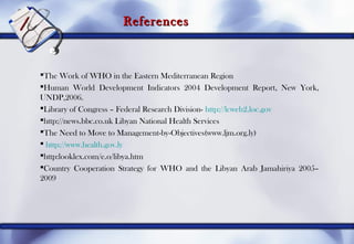 An Overview and a SWOT Analysis of The Libyan National Health System | PPT