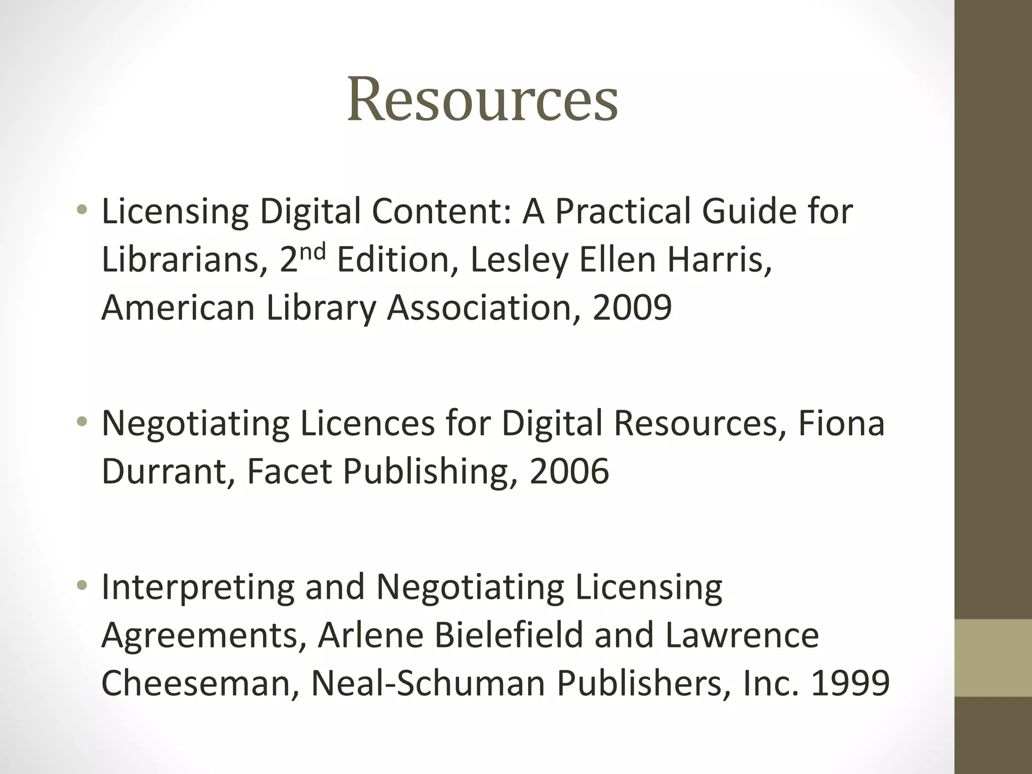 The licensing lifecycle: from negotiation to compliance | PPT
