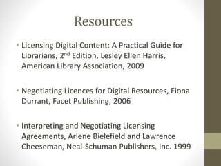 The licensing lifecycle: from negotiation to compliance | PPTX