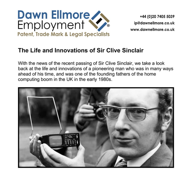 The Life and Innovations of Sir Clive Sinclair | PDF | Hobbies & Interests