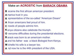 The Life And Times Of Barack Obama Copia | PPT
