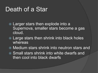 The life cycle of a star | PPT