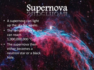 The life cycle of a star | PPTX
