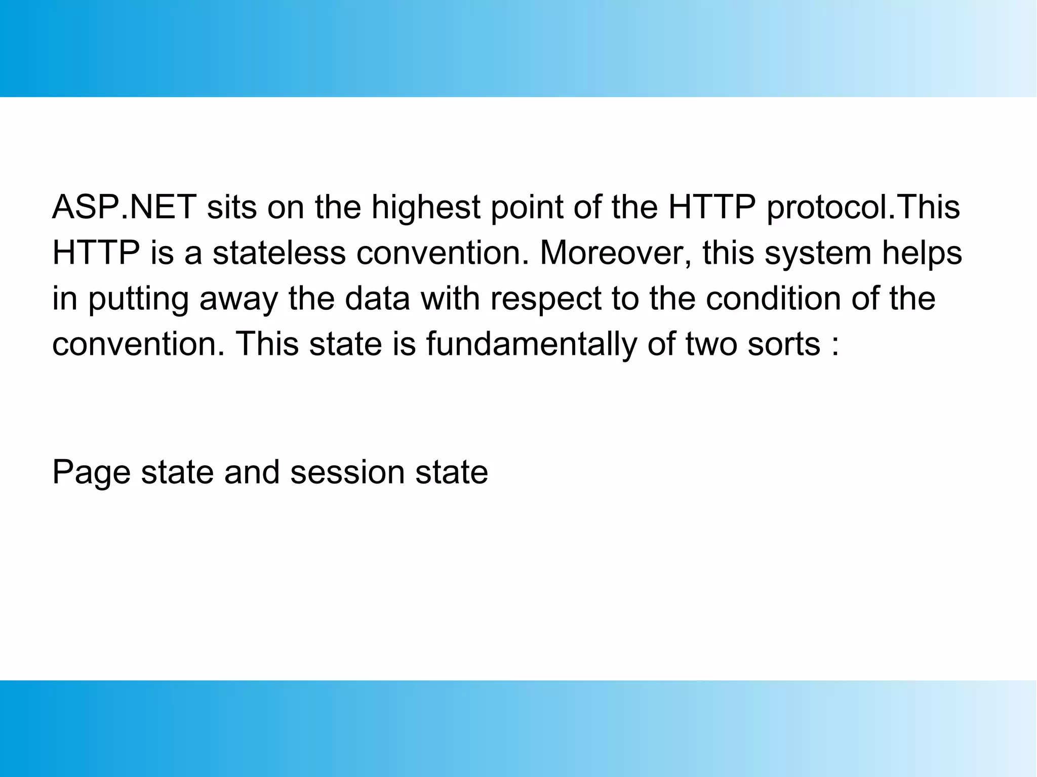 The life cycle of dot net application | ODP
