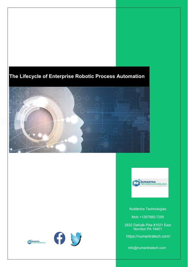 The Lifecycle of Enterprise Robotic Process Automation | PDF
