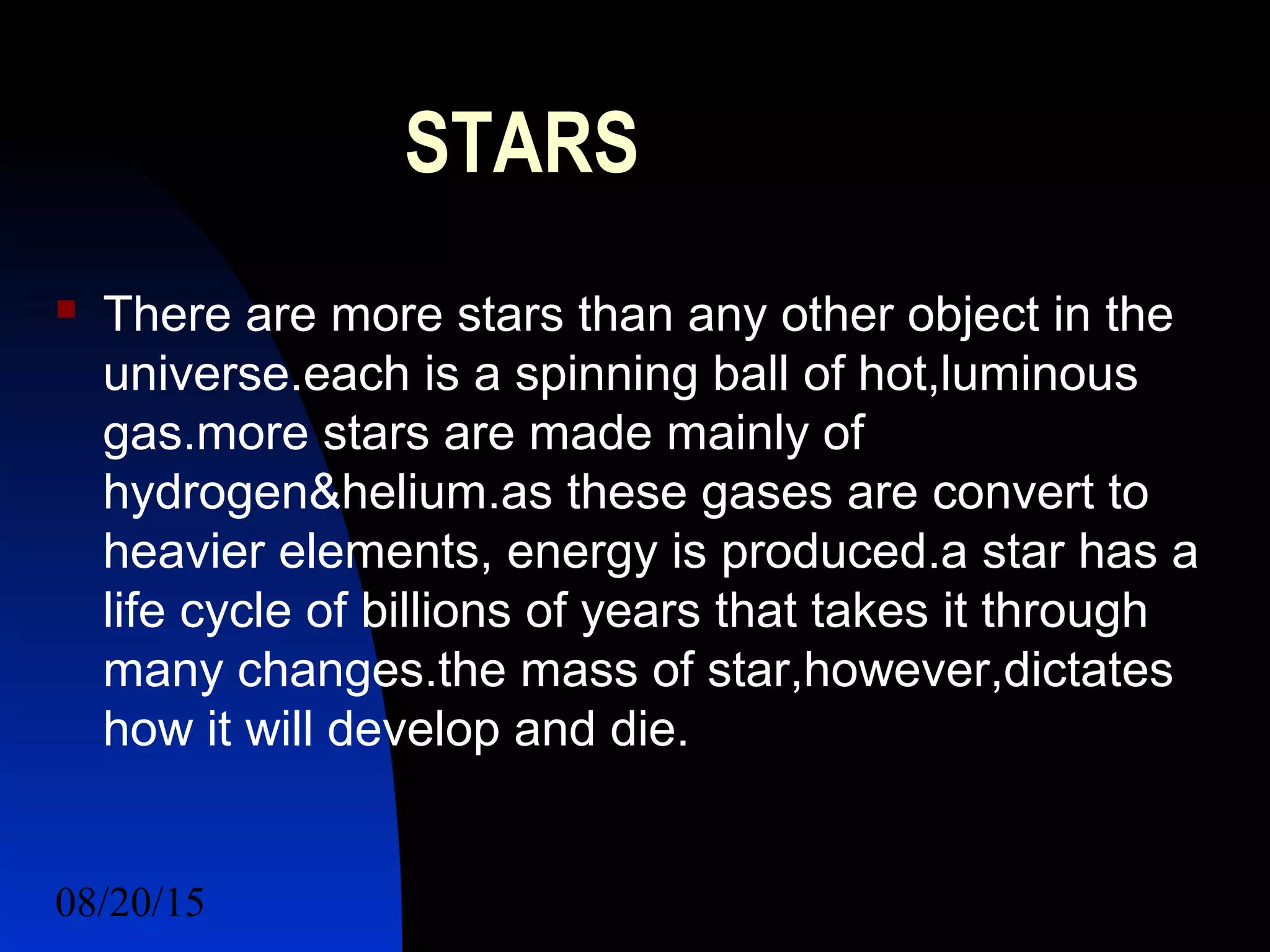 The life cycle of star | PPT