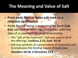 The Life in Christ Salt of the earth | PPTX | Christianity | Religion ...