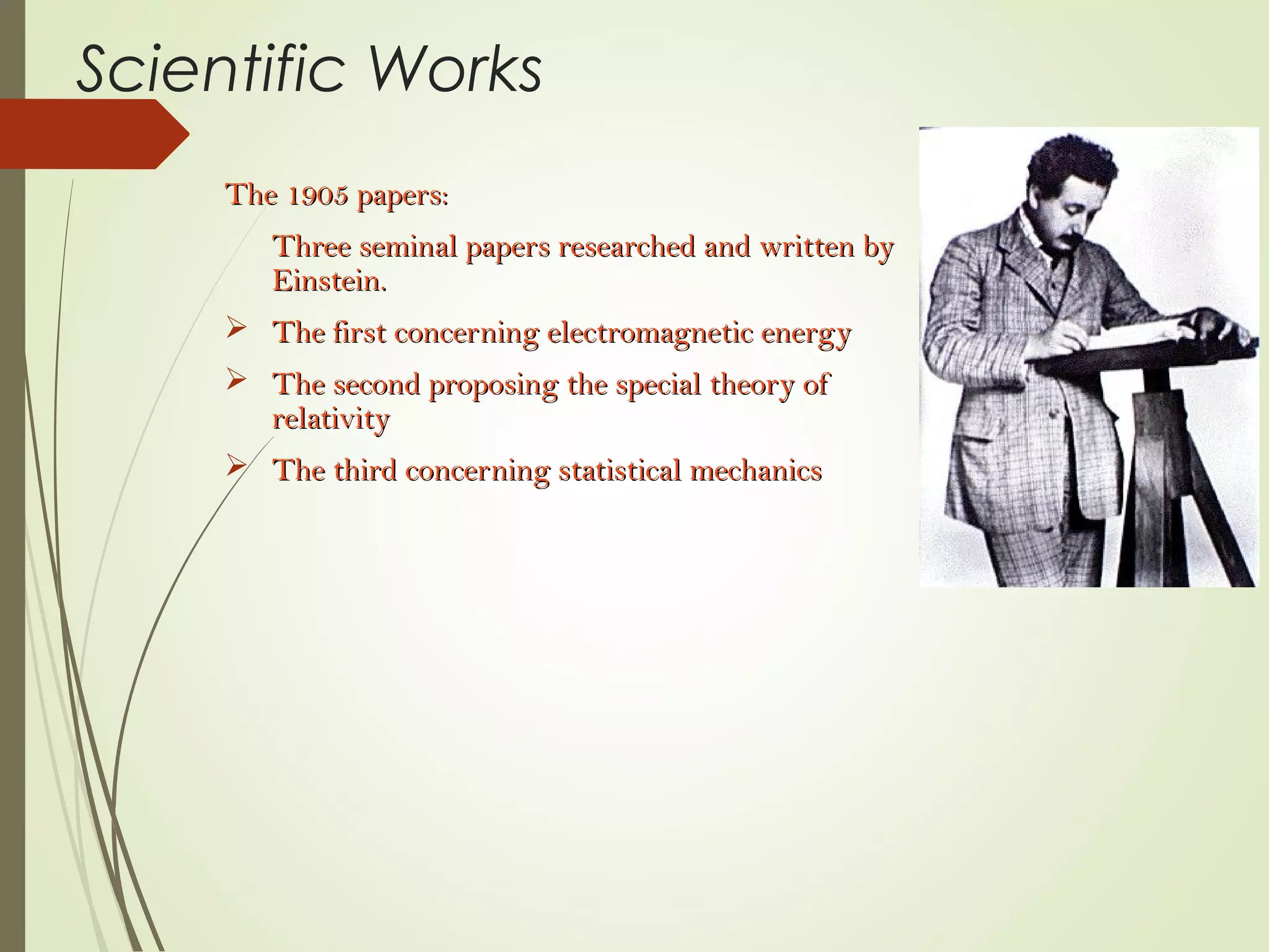 The life of albert einstein ppt | PPT