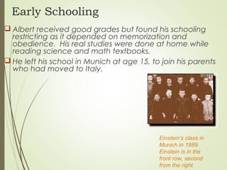 The life of albert einstein ppt | PPT