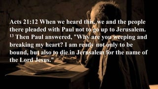 The Life and Ministry of the Apostle Paul, part 9: Lessons from Paul in ...