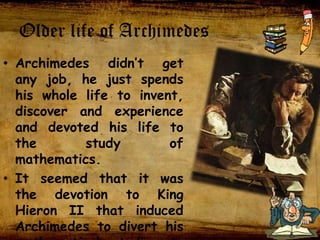 The life of archimedes and his inventions | PPT