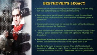 The life of Ludwig Van Beethoven | PPTX