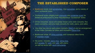The life of Ludwig Van Beethoven | PPTX
