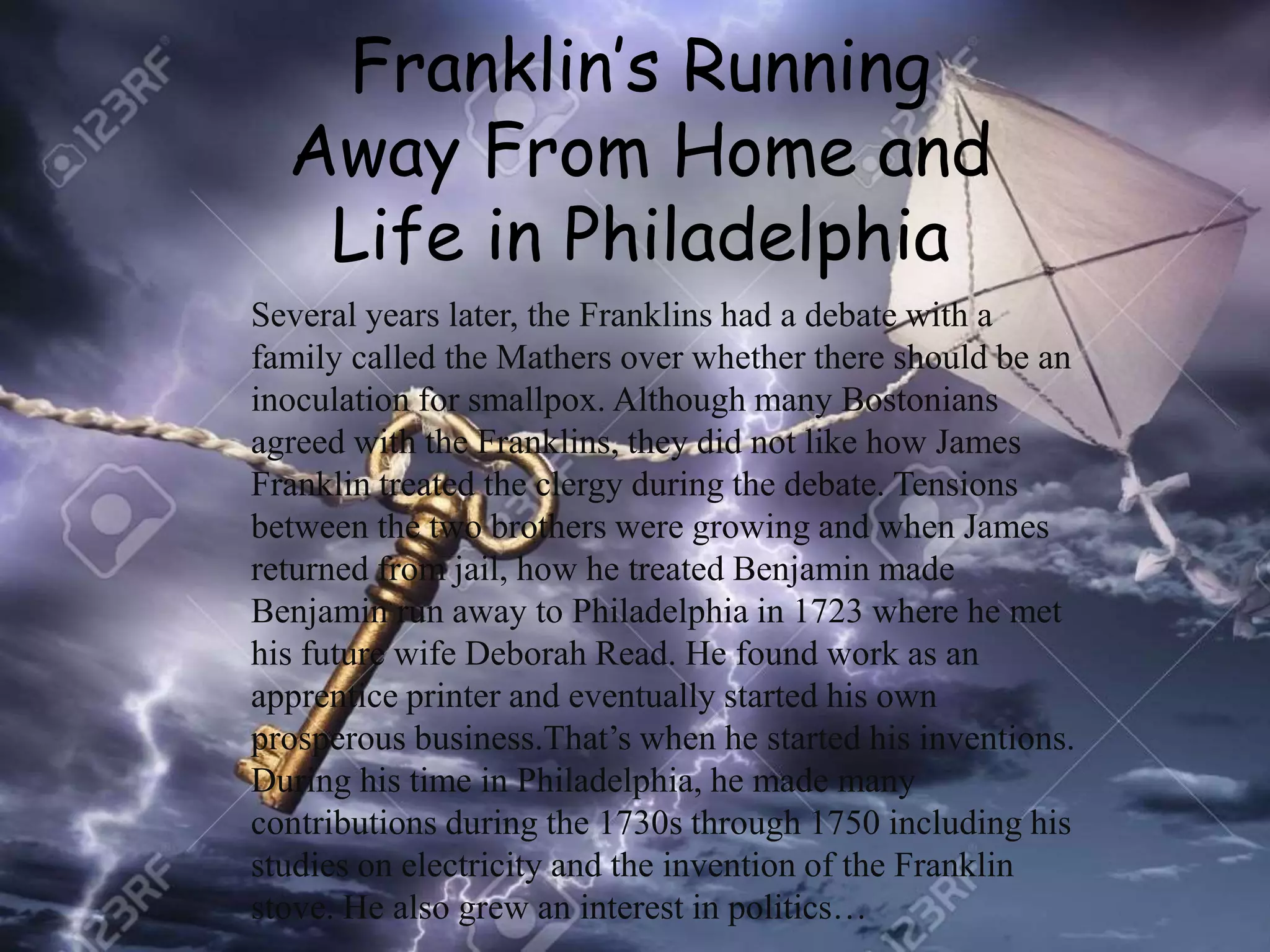 The life of benjamin franklin | PPTX