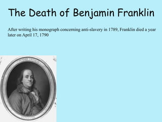The life of benjamin franklin | PPTX