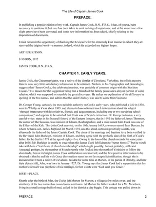 The life of captain james cook | PDF