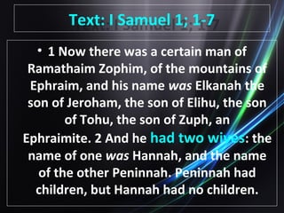 The life of hannah! | PPT