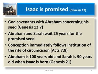 The life of isaac part 1 | PPTX