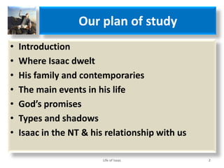 The life of isaac part 1 | PPTX