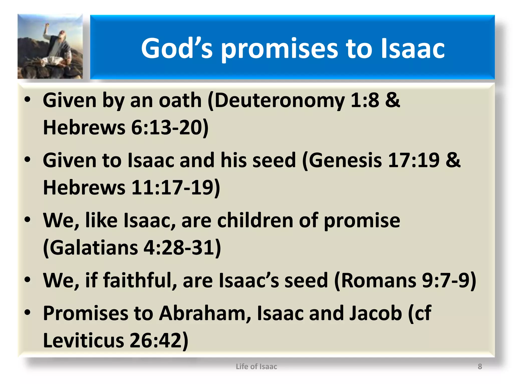 The life of isaac part 2 | PPTX