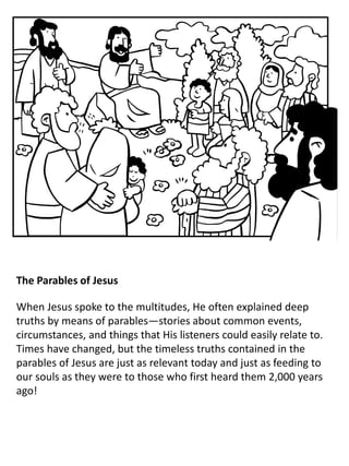 The Life of Jesus for Children: Coloring Book | PDF