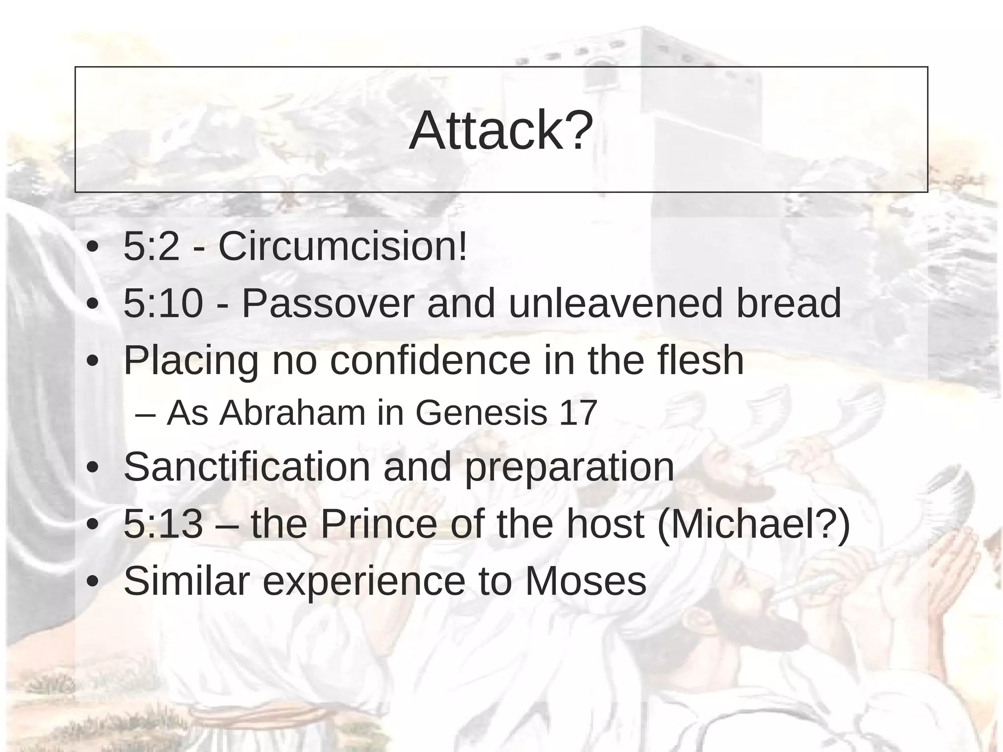 The life of joshua | PPT