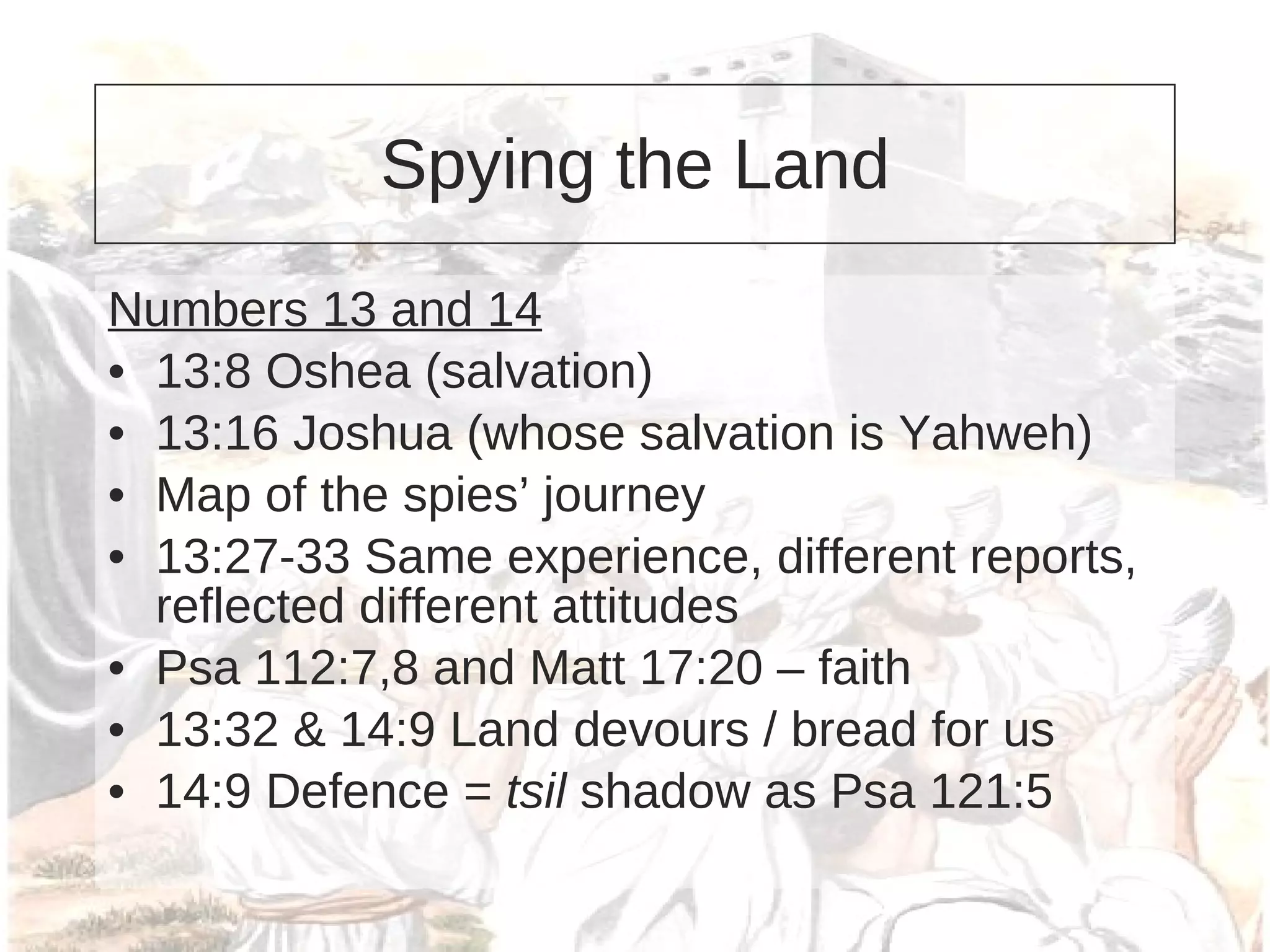 The life of joshua | PPT